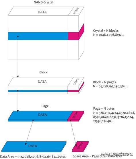 数据恢复 Nand 闪存芯片物理结构、数据组织及镜像提取参数设定 读取 页面 大小