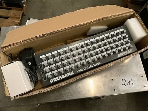 doepfer drehbank 64 knob midi controller 2002 black grey reverb