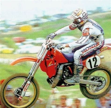 Bob Hannah 1983 Vintage Motocross Motocross Racer Motocross Riders