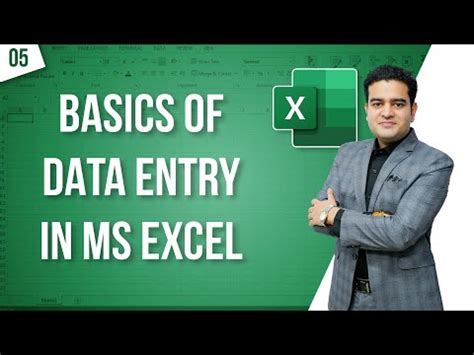 Learn Learn MS Excel Data Entry Basics How To Data Entry Work In Excel For Beginners