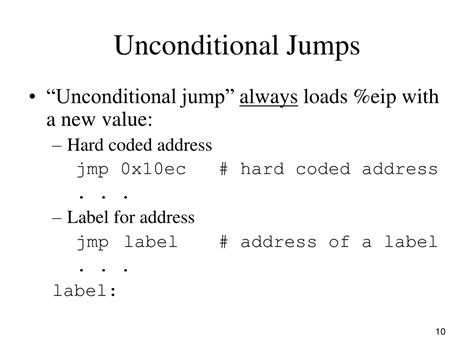 Ppt Assembly Language Programming Iii Condition Codes And Jump Instructions Powerpoint