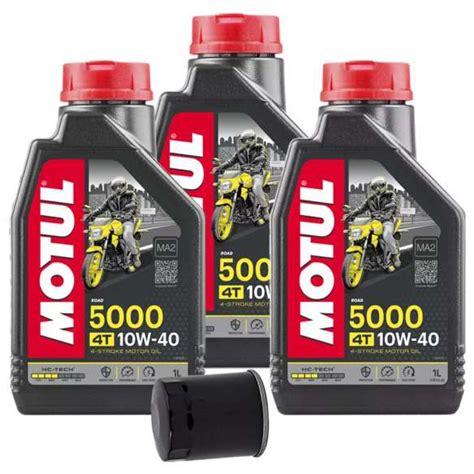 Kit Tagliando Honda Cb 500 X 2013 2018 Olio Motul 5000 10w40 Filtro Olio