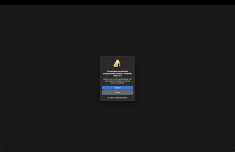 Cursor Crashes Unexpectedly Error Code 5 On Macos 1531 M4 Macbook