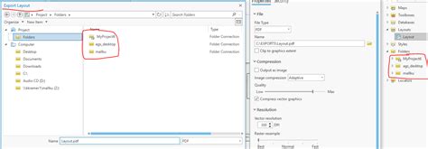 Quick Access To Project Folders From Export Layout Esri Community
