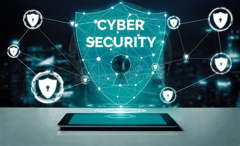 Cyber Security And Digital Data Protection Concept Uds Stock Image