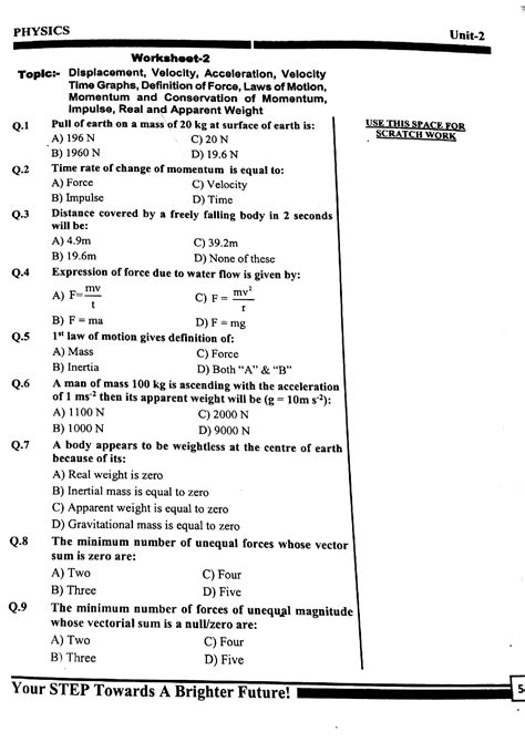 Solution Practice Questions Of Physics Displacement Acceleration