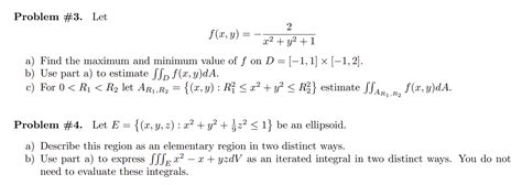 Problem 3 Let F X Y 2x2 Y2 1 A Find The StudyX
