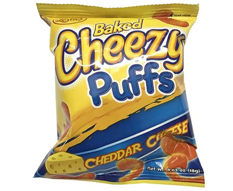 Leslies Baked Cheezy Puffs Cheddar Cheese 18g