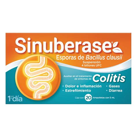 Sinuberase Logo Consejos Y Medicamentos Para La Colitis En Farmacias