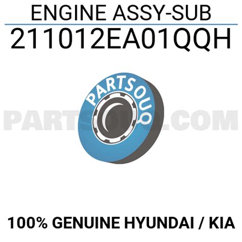 Engine Assy Sub 211012ea01qqh Hyundai Kia Parts Partsouq