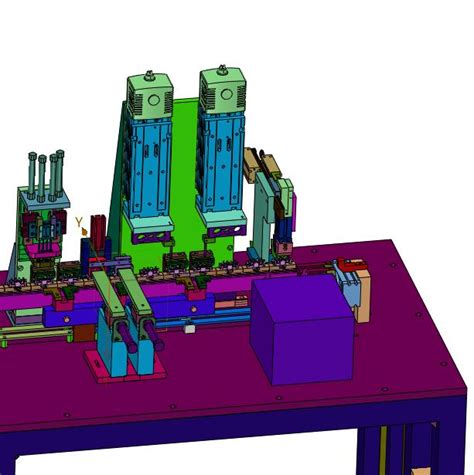 轻触式微型按钮开关组装测试机 Step 模型图纸下载 懒石网
