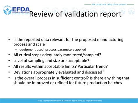 Process Validationpptxprocess Validation And Inspection Method With Example Of Process