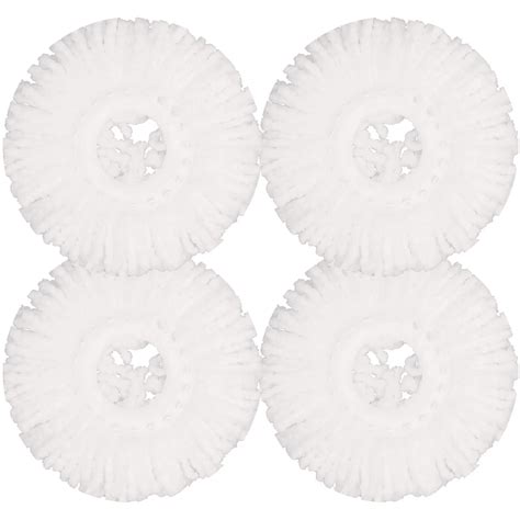4 Pack Mop Head Replacement For Hurricane Spin Mop Replacement Head