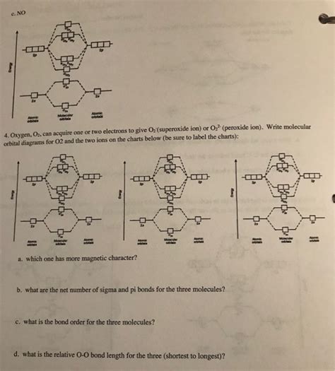 Solved 1 The Following Molecules Count The Number Of Sigma