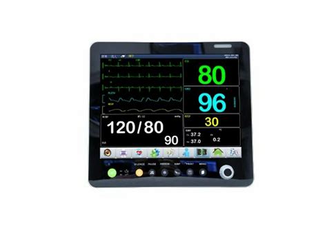 15 Inch Patient Monitor Ecg Nibp Spo2 Hr Respiration Temp Ibp At ₹ 44100 Piece Medical
