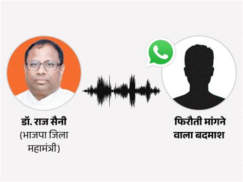 Haryana Bjp District General Secretary Whatsapp Call Ransom Demand Jind News हरियाणा में Bjp