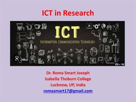Use Of Ict In Educational Research Ppt