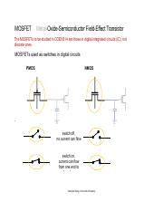 Understanding the MOSFET: A Comprehensive Study of | Course Hero