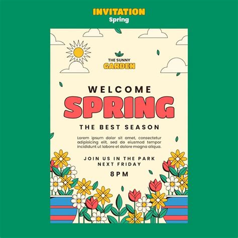 free psd spring template design