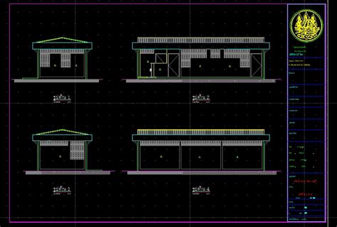 แบบห้องน้ำผู้รับการฝึก ไฟล์ Cad Yotathai