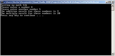 building and implementing static library in vc codeproject