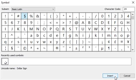 Adding Symbols