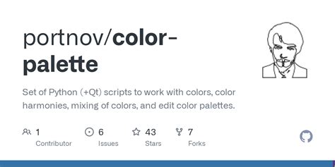 GitHub Portnov Color Palette Set Of Python Qt Scripts To Work With Colors Color Harmonies
