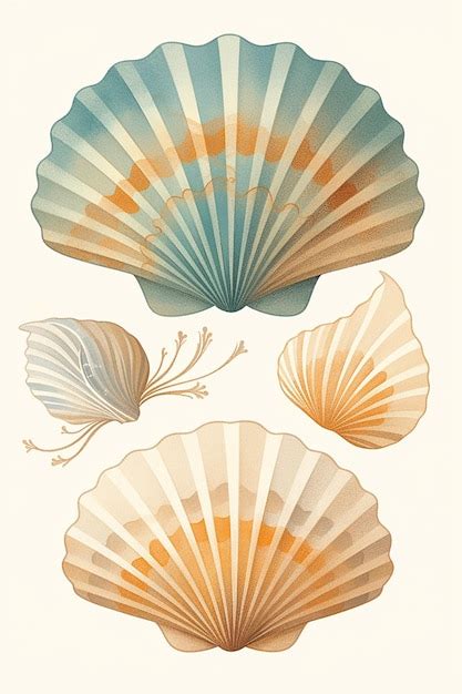 Filipino Kapis Shell Patterns With Translucent Designs Premium Ai