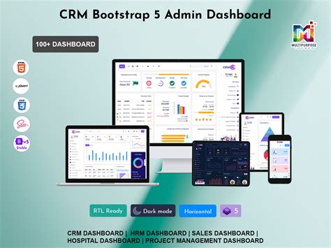 Bootstrap 5 Admin Template For Advanced Crm And Business Analytics