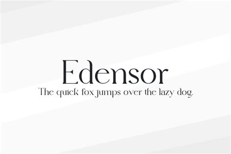 Edensor Font Download Free