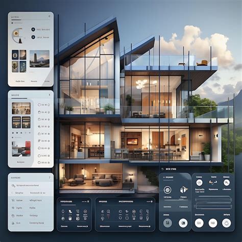 Premium AI Image Mobile App Design Of Architecture Architectural Design App Design Modern And