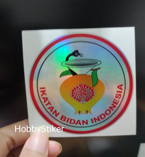 Stiker Ibi Ikatan Bidan Indonesia Untuk Mobil Klinik Custom Premium Chrome Lazada Indonesia