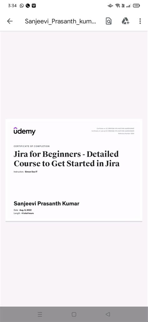 Prasanth Kumar On Linkedin Udemy Jira