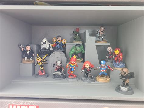 Avengers Assembled Latest Progress On My 3d Printed Shelving System