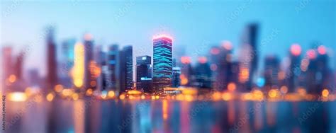 City Skyline Enhanced By Ai Driven Algorithms Symbolizing The Future
