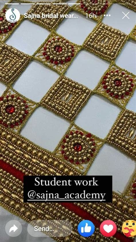 Pin By Thulasi Krishnasamy On Aari Works Handwork Embroidery Design