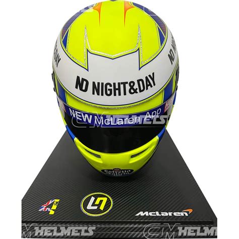 Lando Norris 2019 Spa Gp F1 Replica Helmet Full Size Cm Helmets