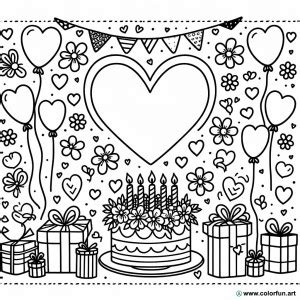 15 Dibujos Para Colorear Para El Cumpleaños De Mamá Dibujos Para