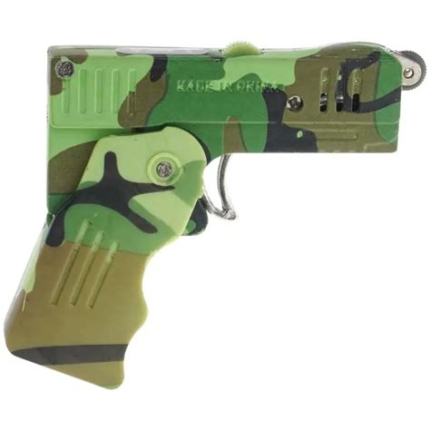 Купить зажигалку пистолет Transformers Lighter Gun Green в магазине Дуда