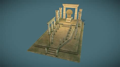 Aztec Temple Download Free 3d Model By Cjmitchell 3279ecc Sketchfab