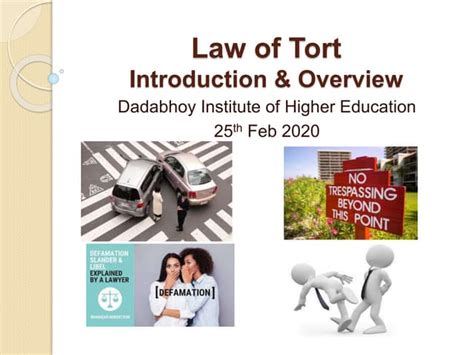 Introduction Law Of Tort Pptx