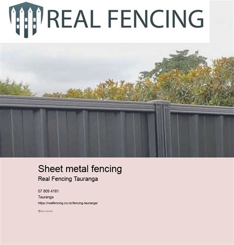 Sheet Metal Fencing