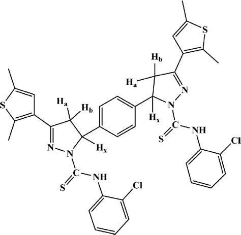 Structure Of Bis Pyrazoline Download Scientific Diagram