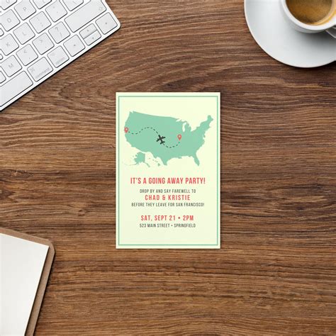 Going Away Party Invite • Personalized Going Away Party Invitation