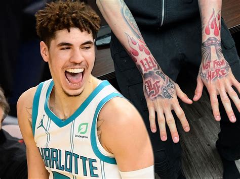 Lamelo Ball Hand Tattoo