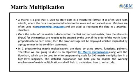 Data Structure And Algorithms Matrix Multiplication Pdf Programming Languages Computing