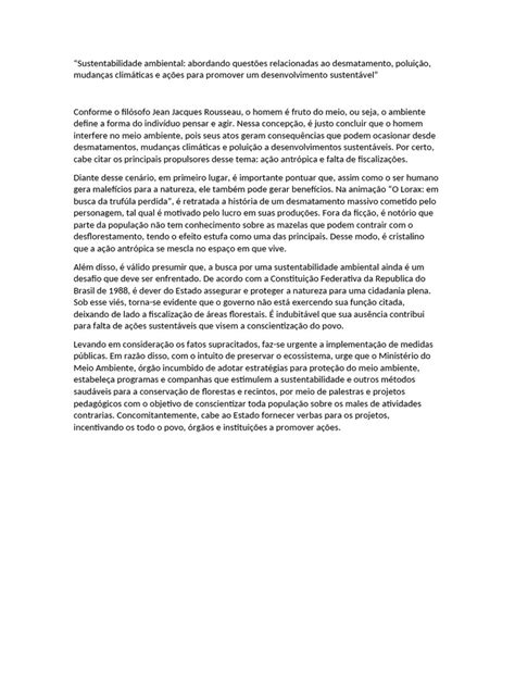 Sustentabilidade Ambiental Pdf