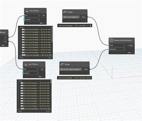 Elements Not Hiding Packages Dynamo