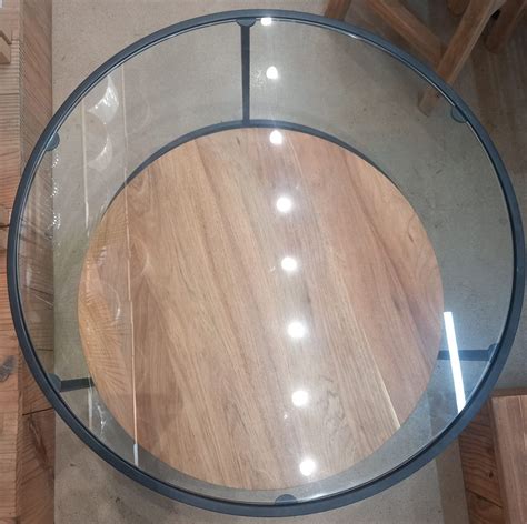 Coffee Tables Nested Glass And Wood Greenhausshop