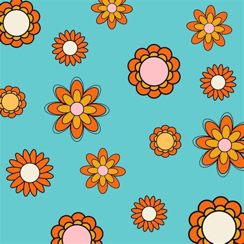 Premium Vector Pattern Flowers